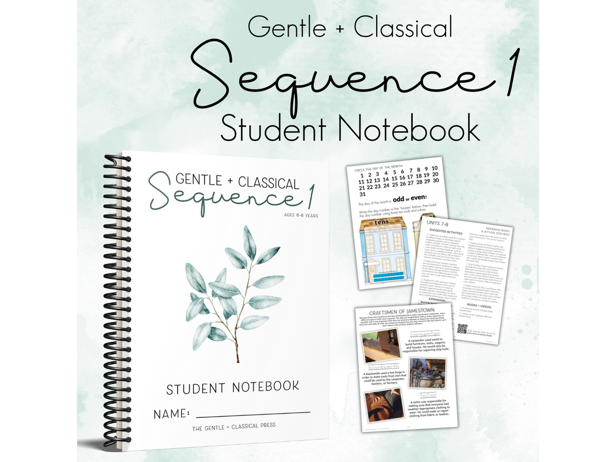 Gentle + Classical Sequence 1 Student Notebook – The Gentle + Classical ...