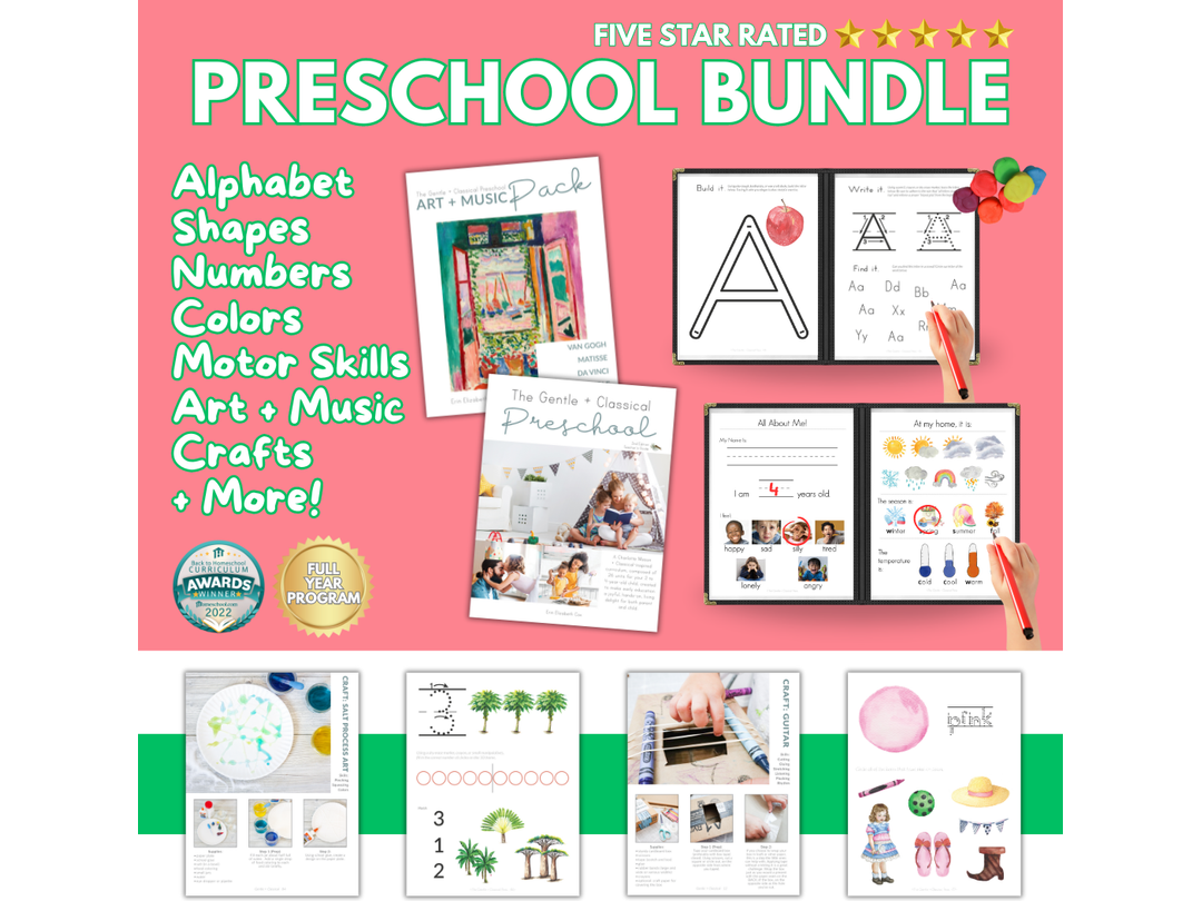 The Gentle + Classical Preschool Bundle – The Gentle + Classical Press