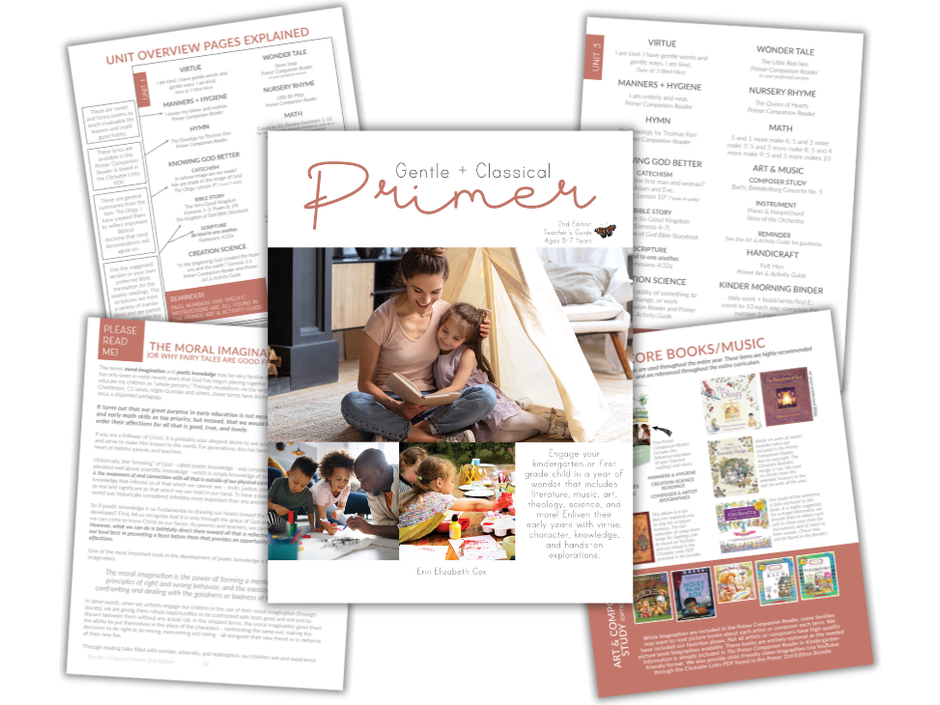 Gentle + Classical Primer (or Kindergarten) Bundle (2nd edition) – The ...
